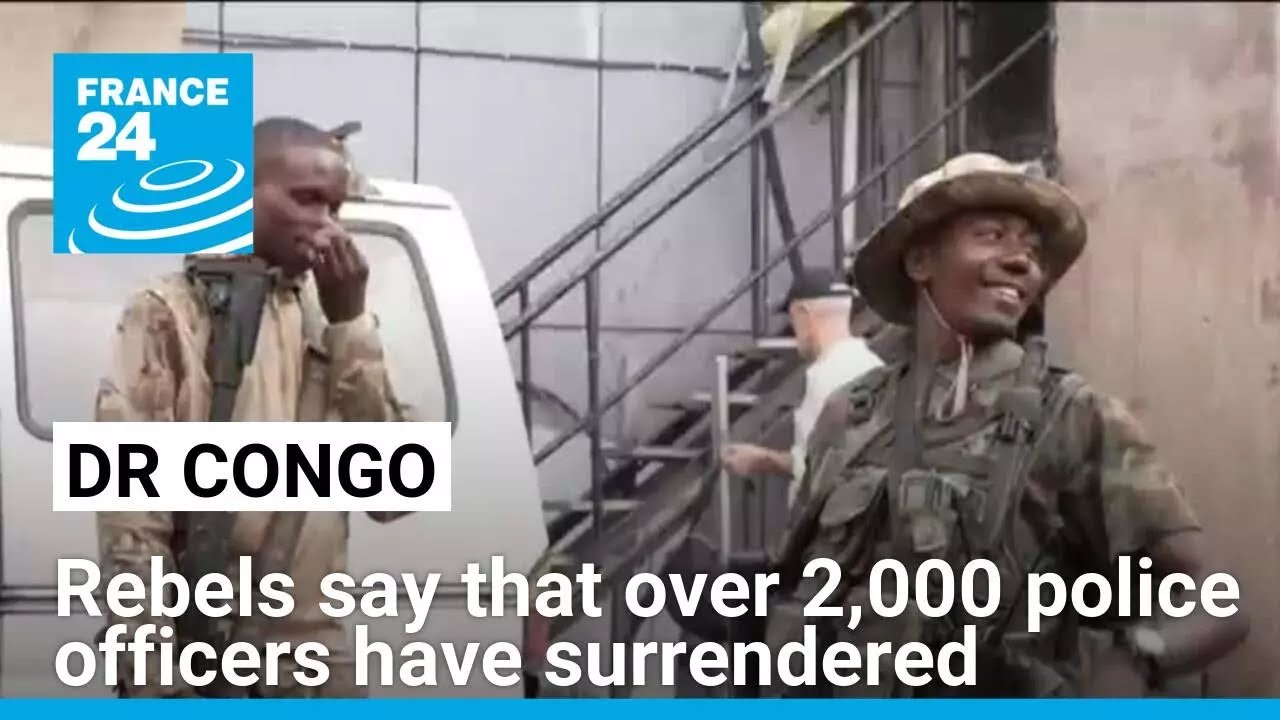 DR Congo : M23 rebels say that over 2,000 police officers have ...