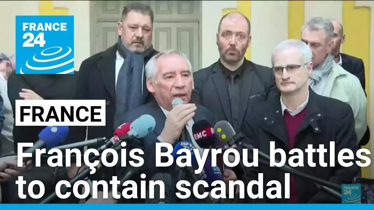 François Bayrou battles to contain scandal • FRANCE 24 English - World News