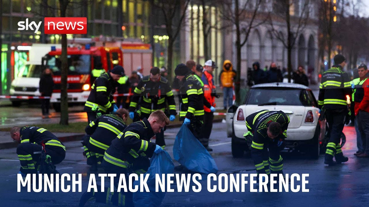 German police news conference after Munich car attack - World News