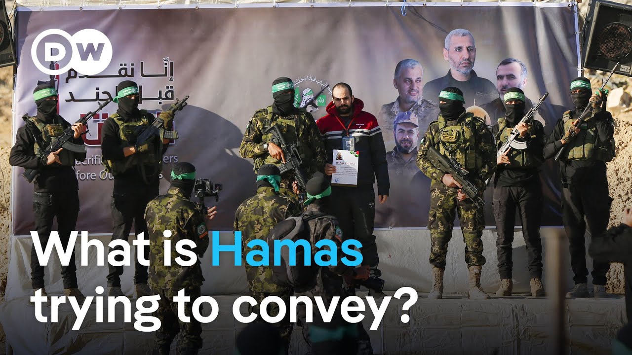 Hamas frees three Israeli hostages in heavily staged event | DW News ...