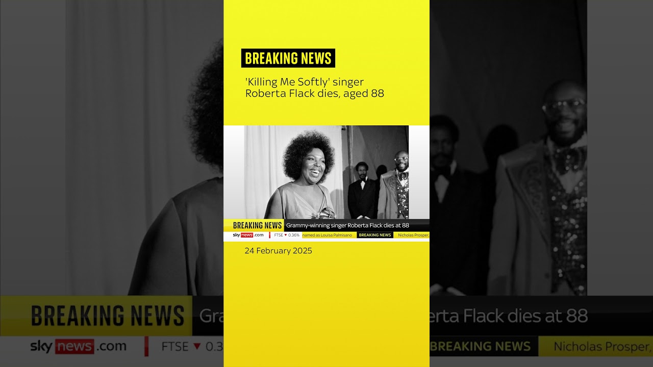 'Killing Me Softly' singer Roberta Flack dies, aged 88 - World News