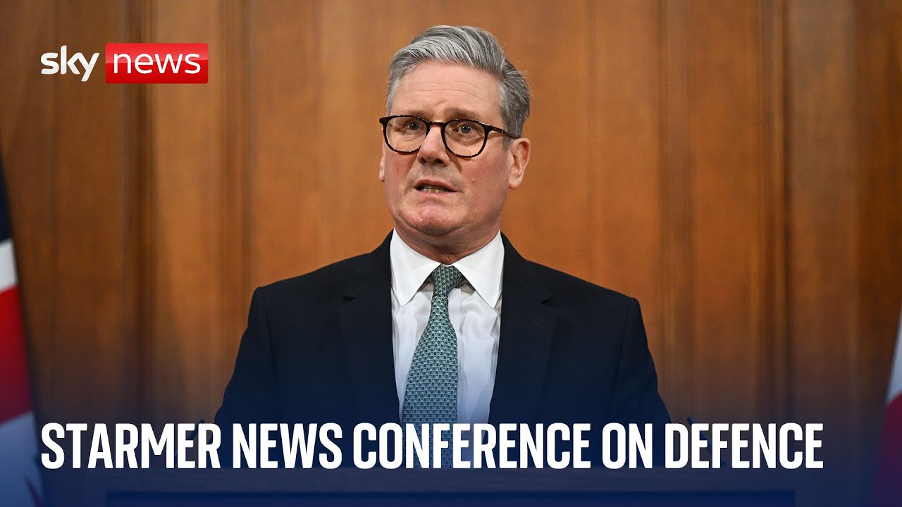 Starmer holds news conference after defence spending boost - World News