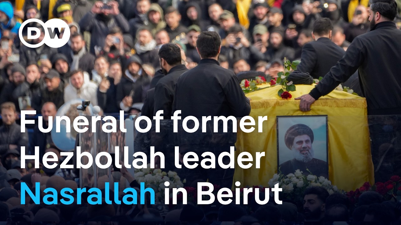 Thousands gather in Beirut for funeral of former Hezbollah leader ...