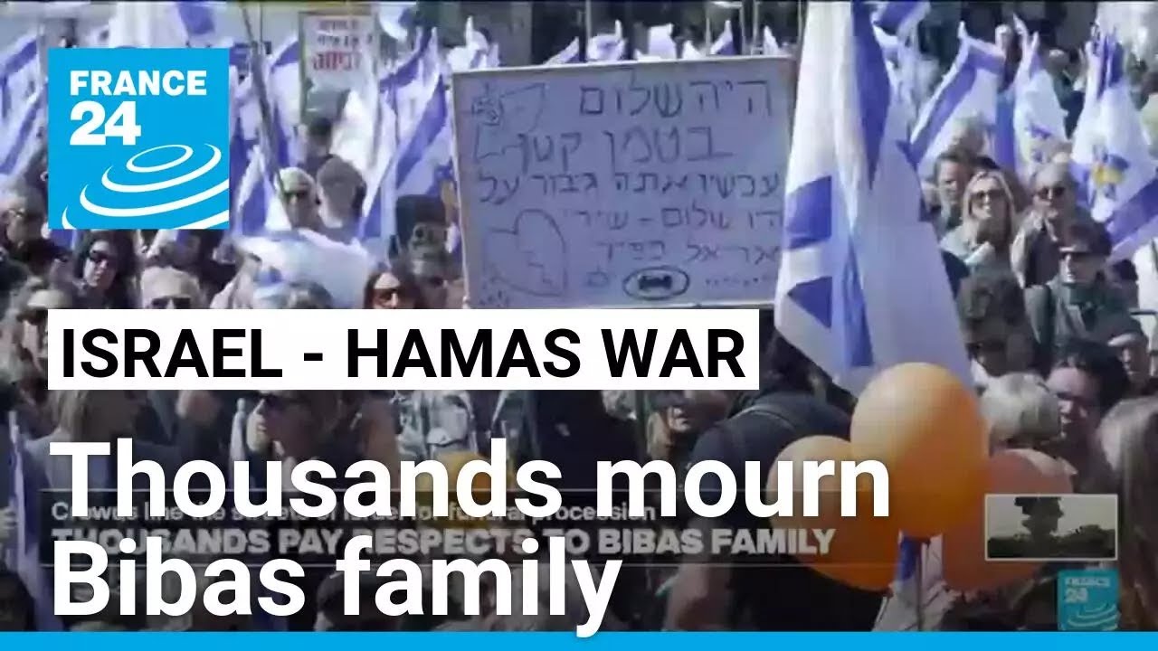 Thousands mourn Bibas family, symbols of Israel's hostage ordeal ...