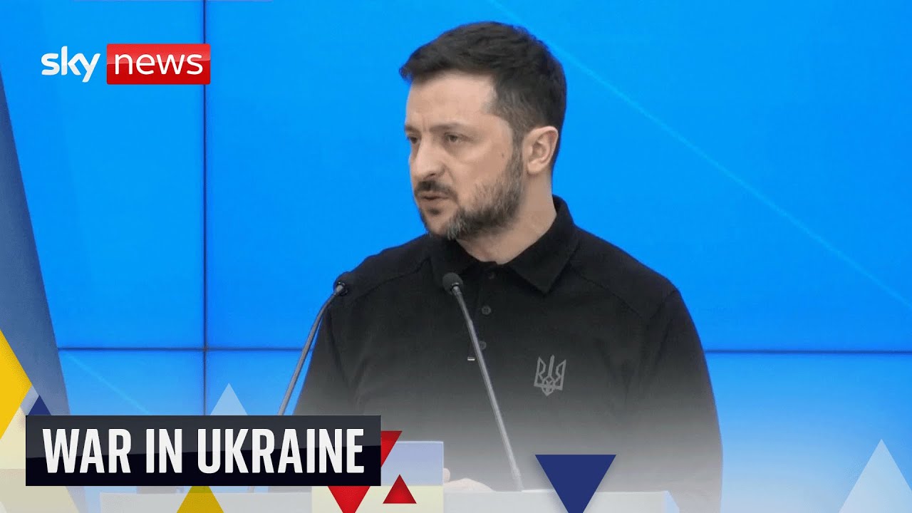 Ukrainian President Volodymyr Zelenskyy holds news conference - World News