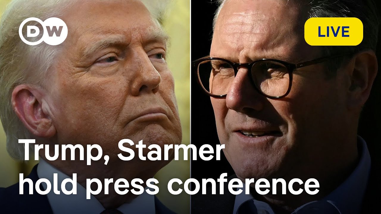 US President Trump and British PM Starmer hold press conference | DW ...