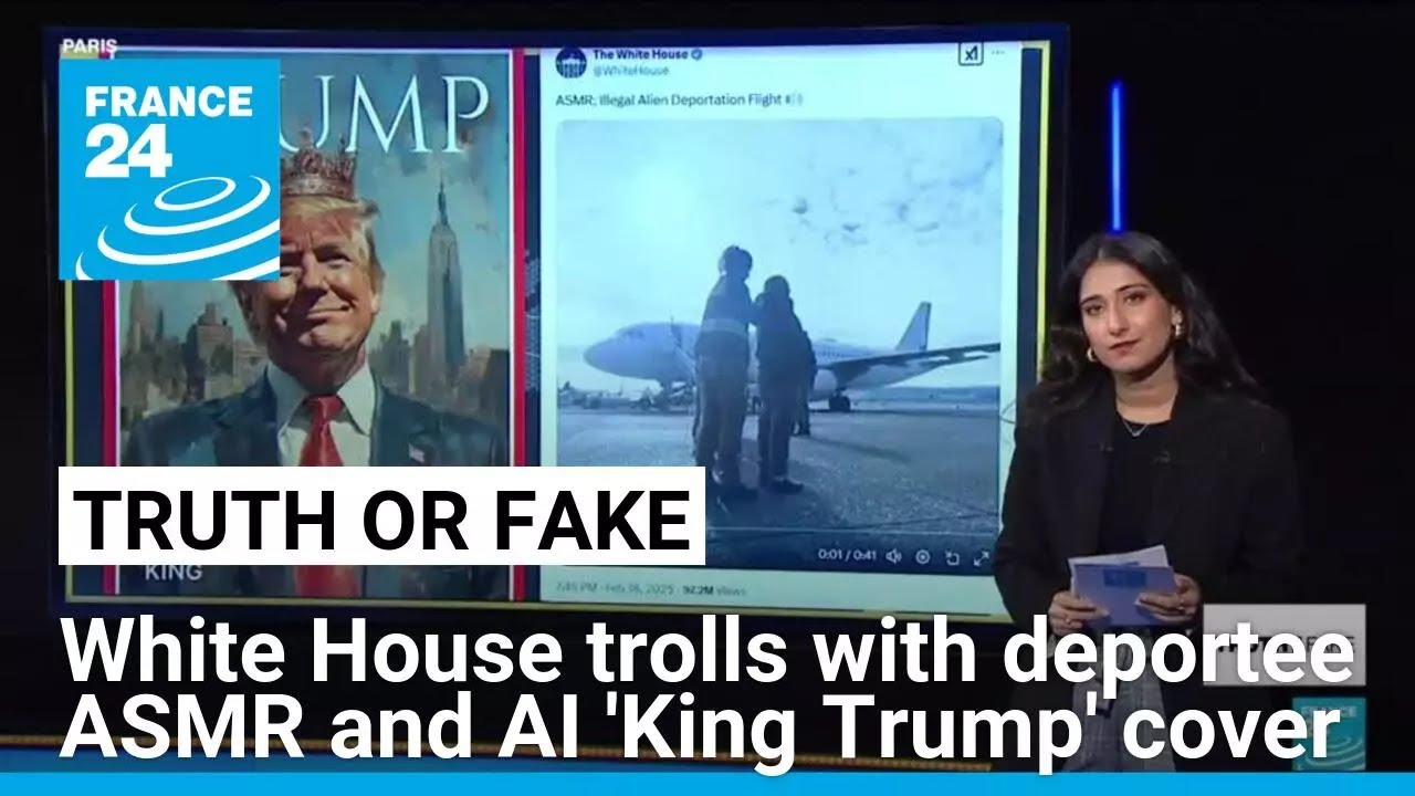 White House posts 'dehumanising' ASMR video mocking migrants in ...