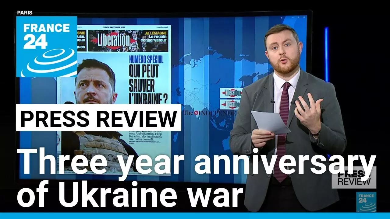 'Who can save Ukraine?': The papers reflect on three years of war ...