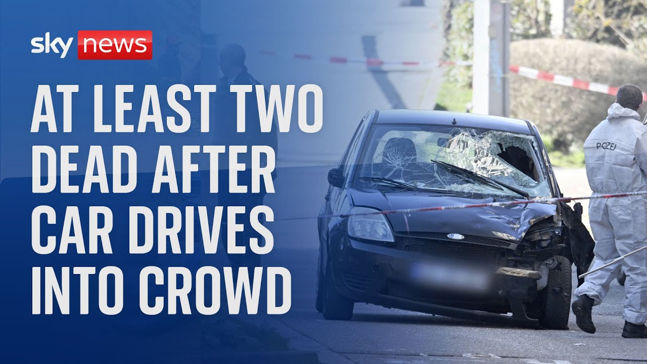 At least two dead after car drives into crowd in German city of ...