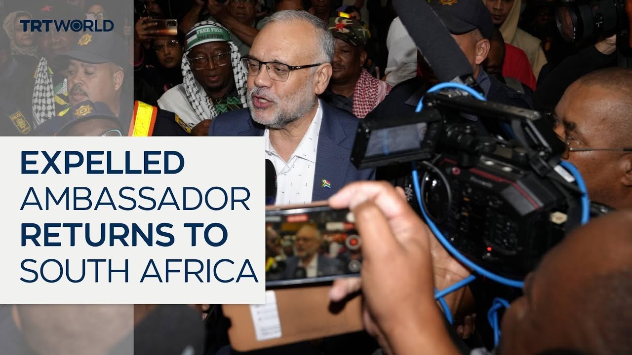 Expelled South African ambassador Ebrahim Rasool to US returns to Cape ...