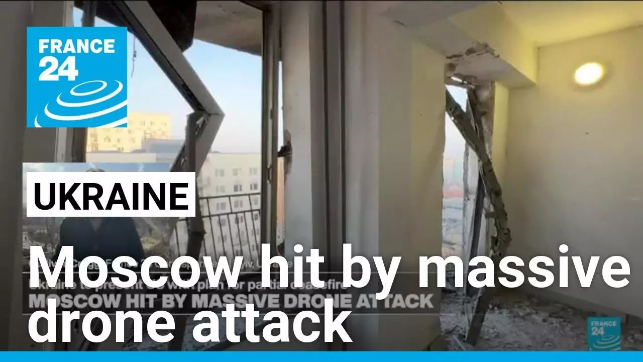 Moscow hit by massive drone attack • FRANCE 24 English - World News