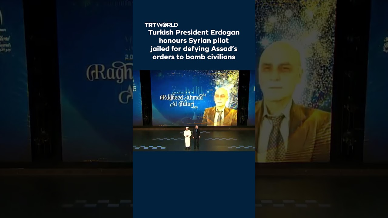 Turkish President Erdogan honors Syrian pilot jailed for defying Assad ...