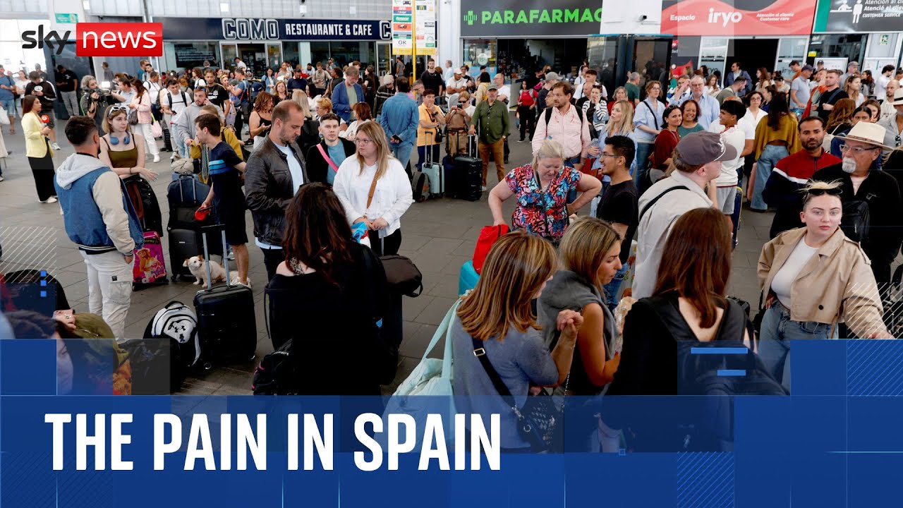 Blackout chaos in Spain with power off to almost the whole of the ...