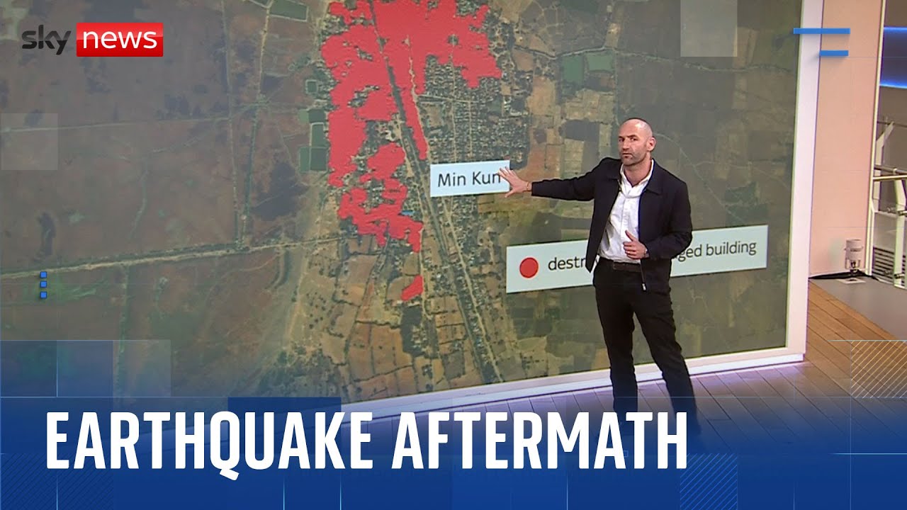 Devastation in Myanmar: How the earthquake has left some areas almost ...