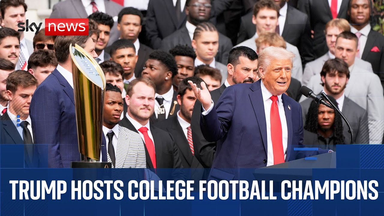 Donald Trump hosts 2025 College Football national champions - World News