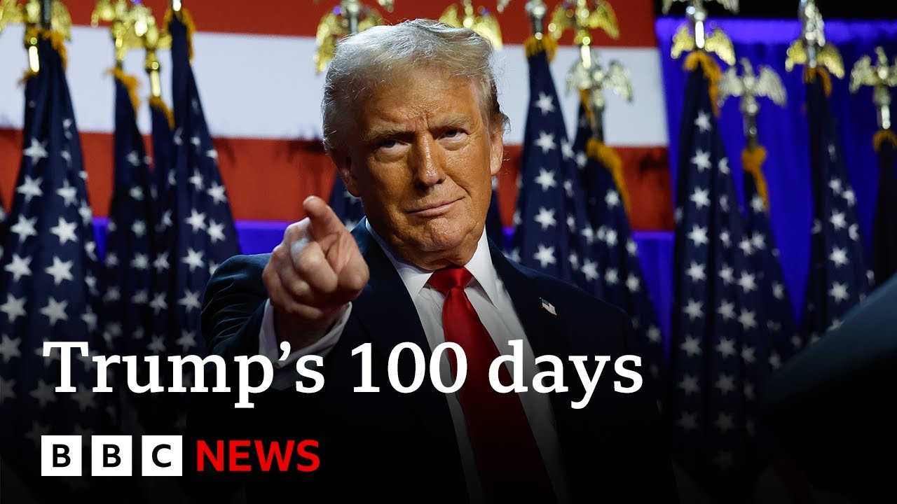 Donald Trump marks 100 days of second term | BBC News - World News