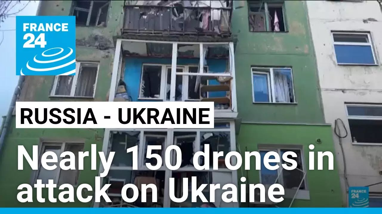Russia launches nearly 150 drones in massive attack on Ukraine ...