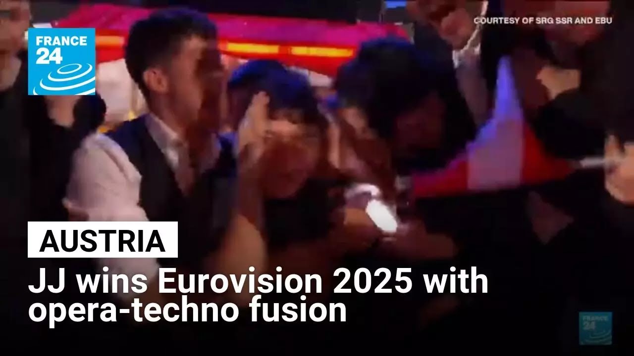 Austria's JJ wins Eurovision 2025 with opera-techno fusion • FRANCE 24 ...