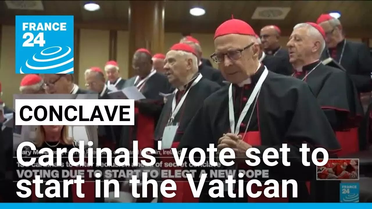 Cardinals' vote due to start to elect a new pope • FRANCE 24 English ...
