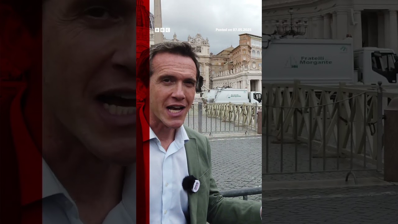 In the Vatican as conclave votes for new pope. #Conclave #BBCNews ...
