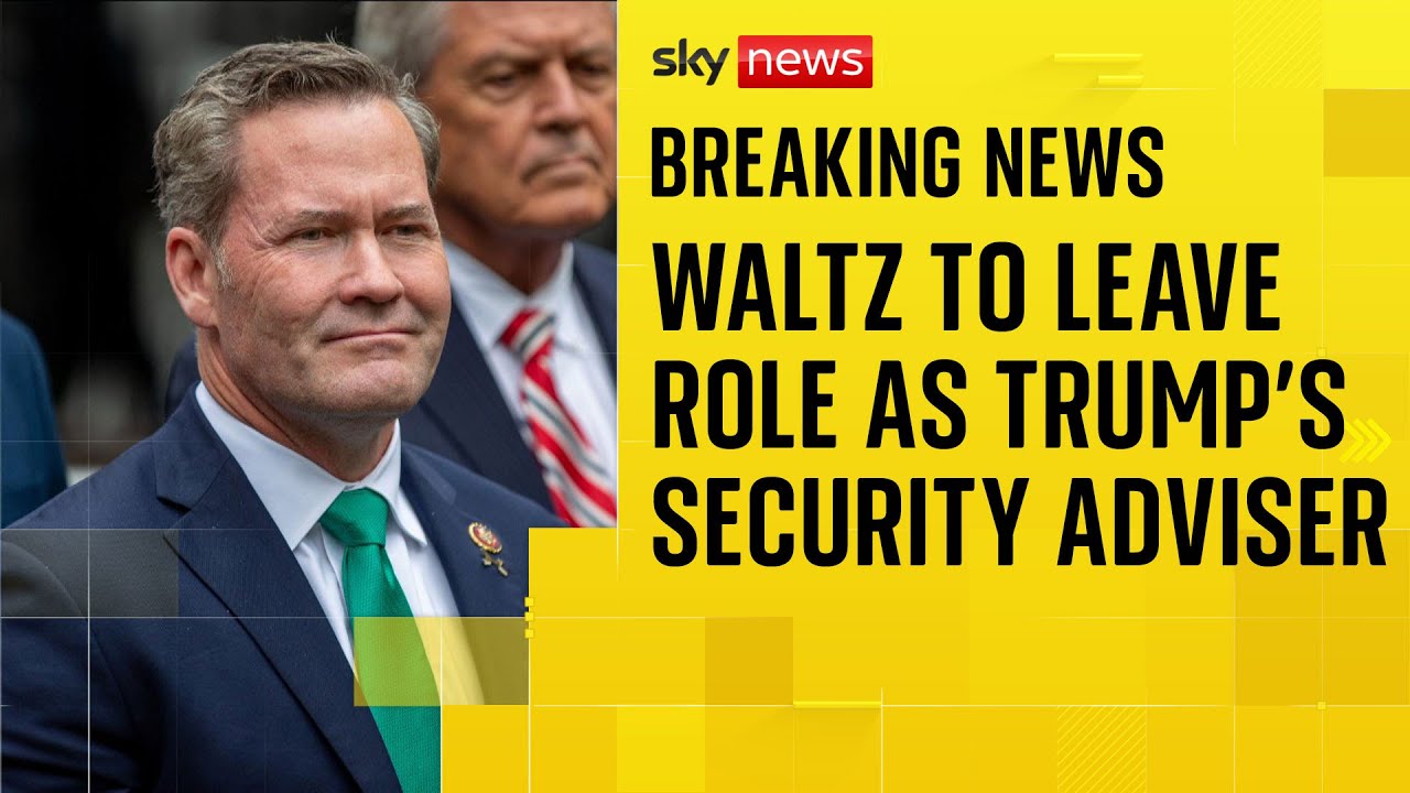 Mike Waltz to leave role as Donald Trump's national security adviser ...