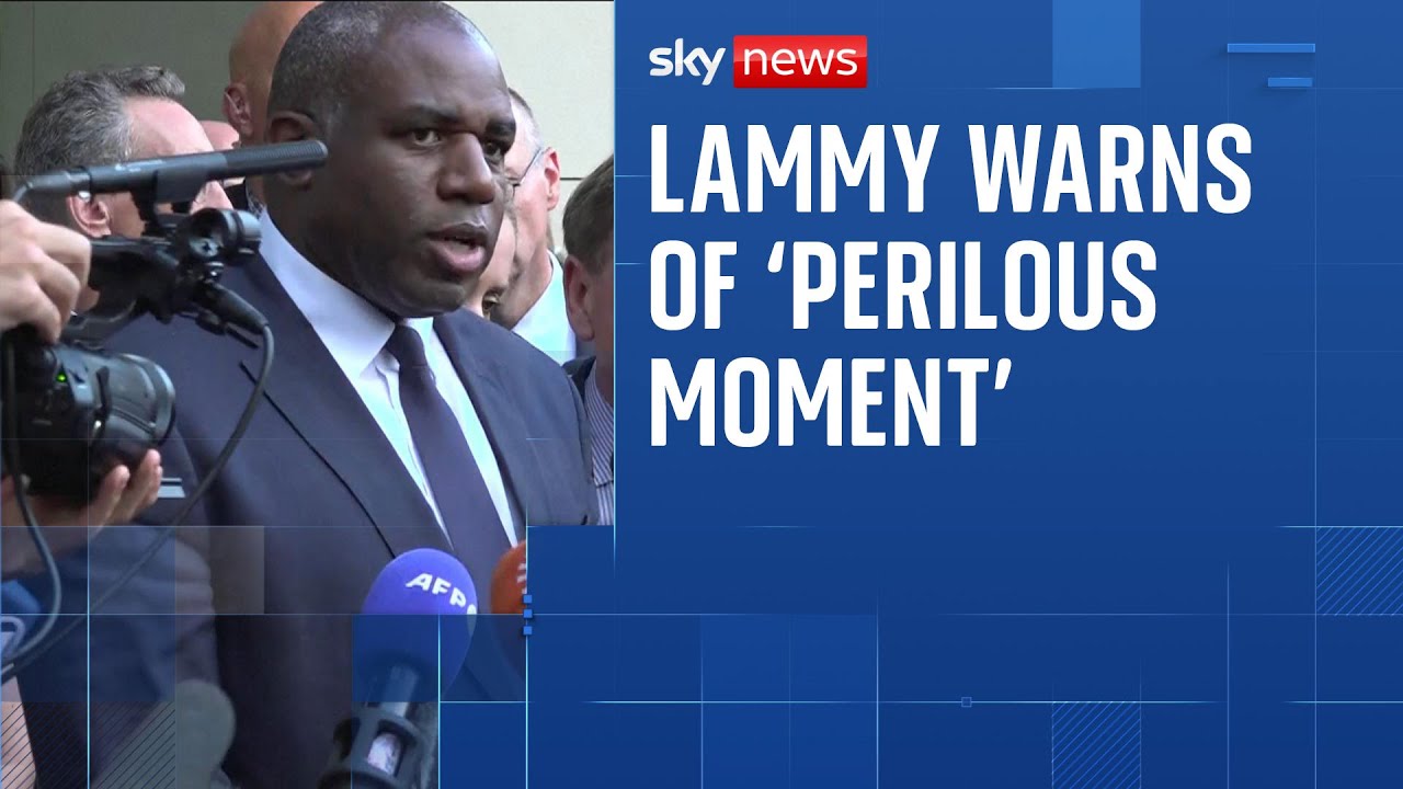 David Lammy warns of 'perilous moment' after Iran meeting in Geneva ...
