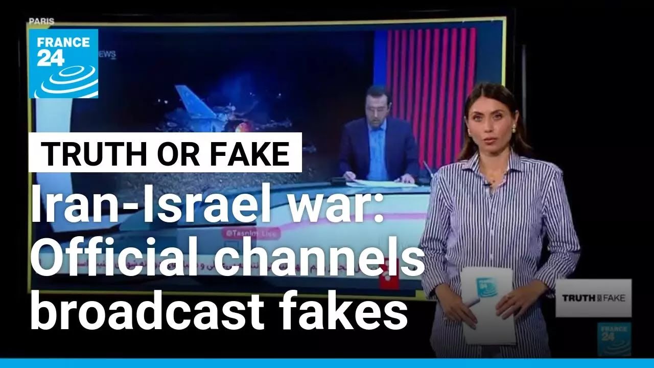 Iranian and Israeli official channels broadcast fake images of the conflict • FRANCE 24 English ...