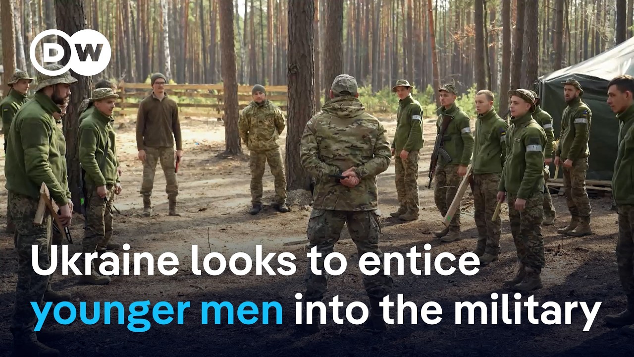 New Ukraine military recruitment program targets young men | DW News ...