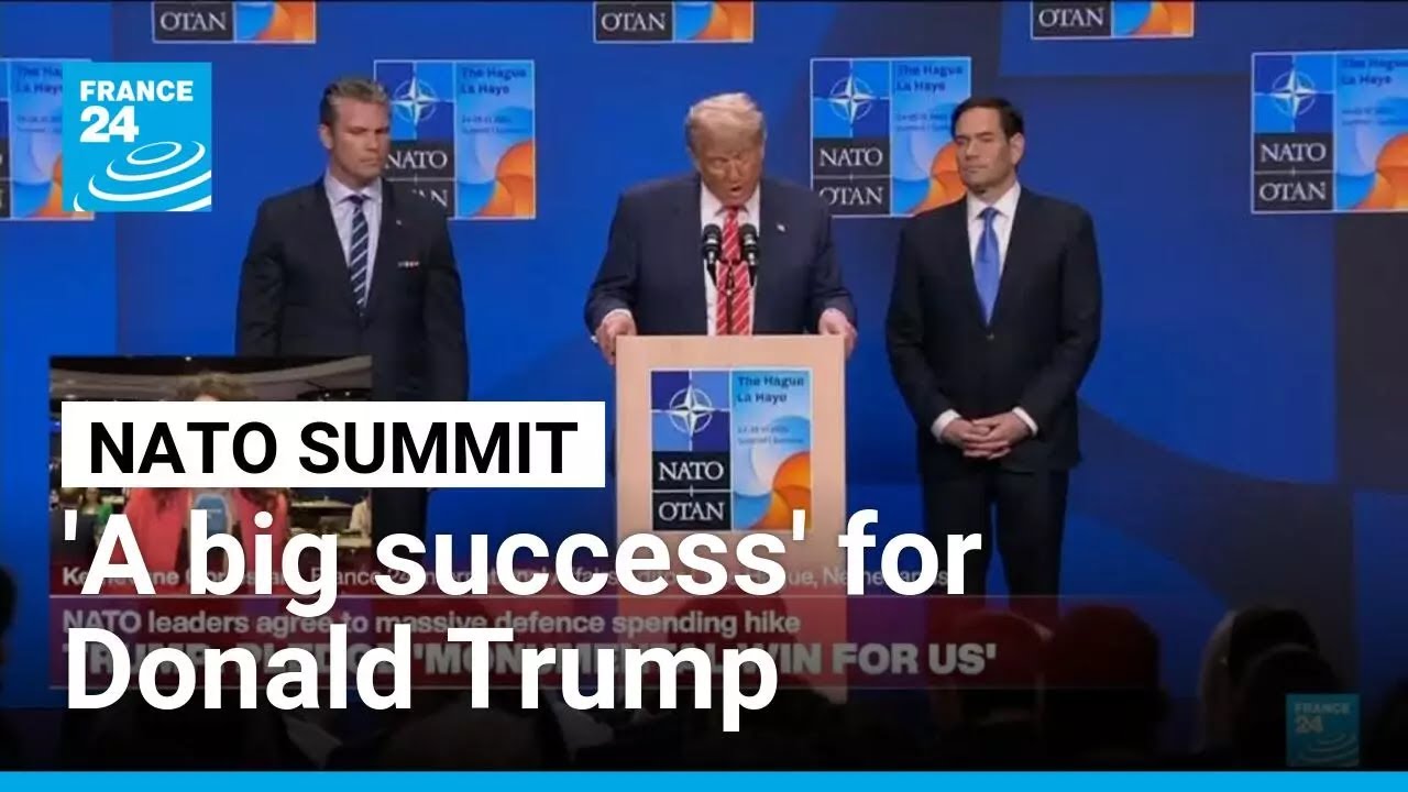 The NATO summit, 'a big success' for Donald Trump • FRANCE 24 English ...