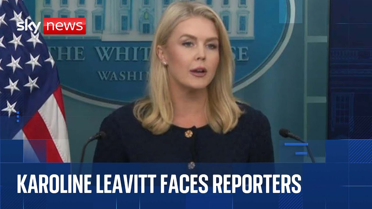 Trump's press secretary holds White House news briefing - World News