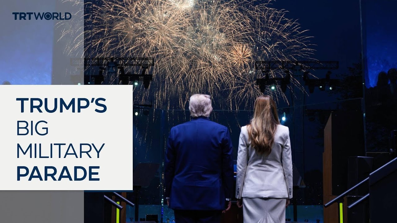 US President Trump hosts the military's largest parade in decades ...