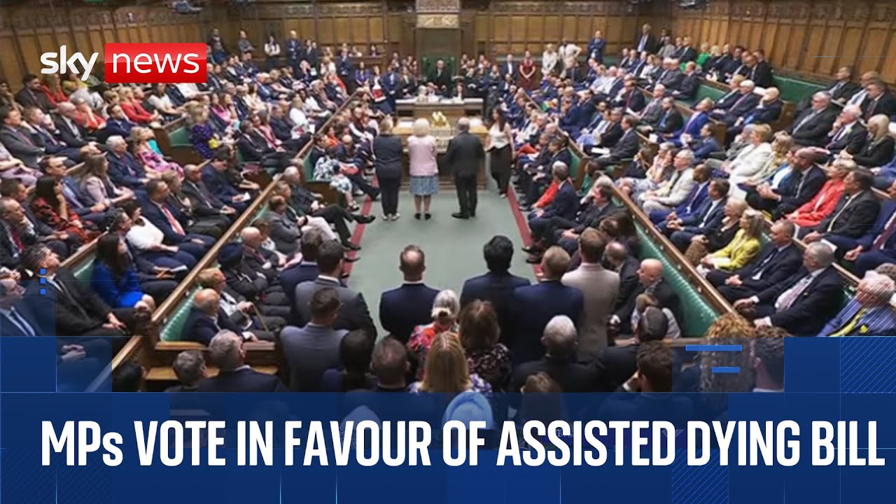 Watch the Commons live as MPs vote in favour of assisted dying bill ...