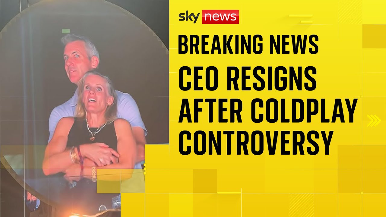 Chief executive of Astronomer Andy Byron resigns after Coldplay concert ...