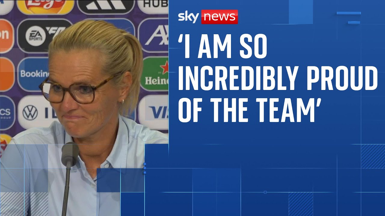 England manager Sarina Wiegman on Euro 2025 win: 'I am so incredibly ...