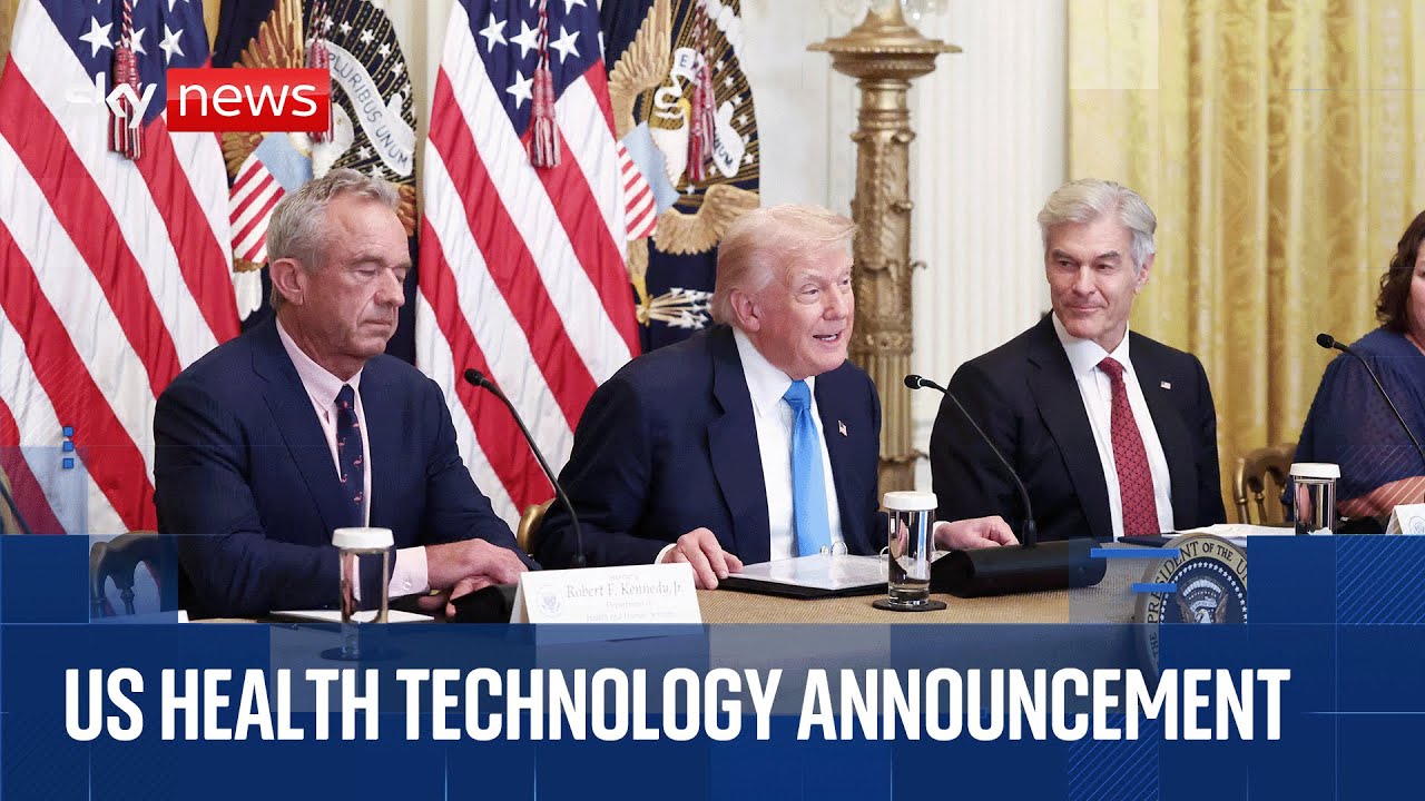President Trump's healthcare technology announcement in full - World News