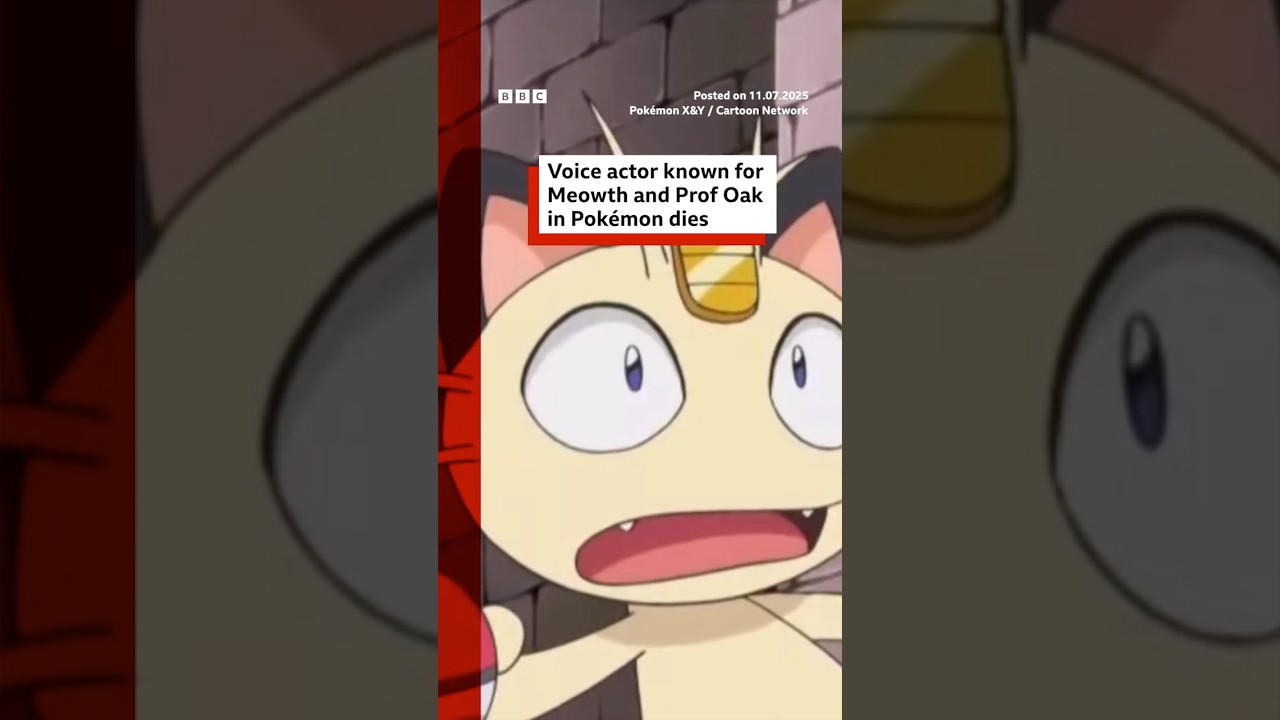 Professor Oak and Meowth voice actor dies. #Pokemon #Anime #OnePiece # ...