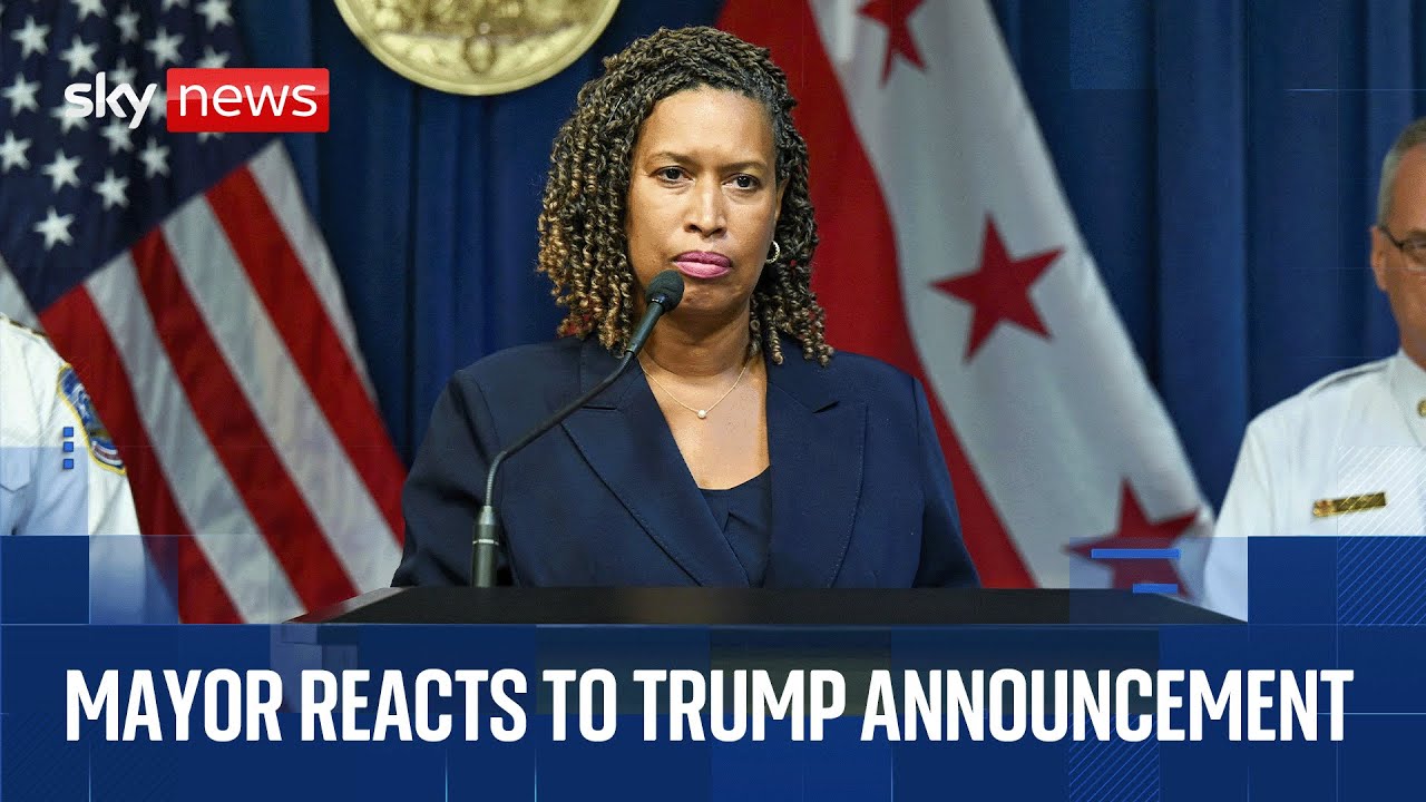 Mayor of Washington DC reacts to Trump deploying National Guard troops ...
