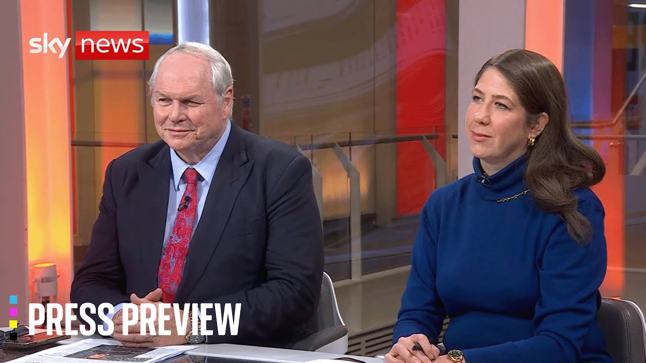 Sky News Press Preview | Adam Boulton & Claire Ellicott | Wednesday 24 ...