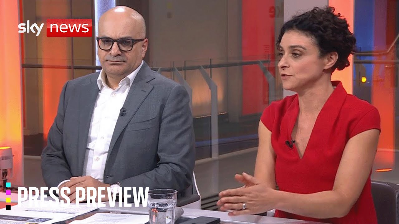 Sky News Press Preview | Ali Miraj and Jenny Kleeman | Tuesday 9 ...