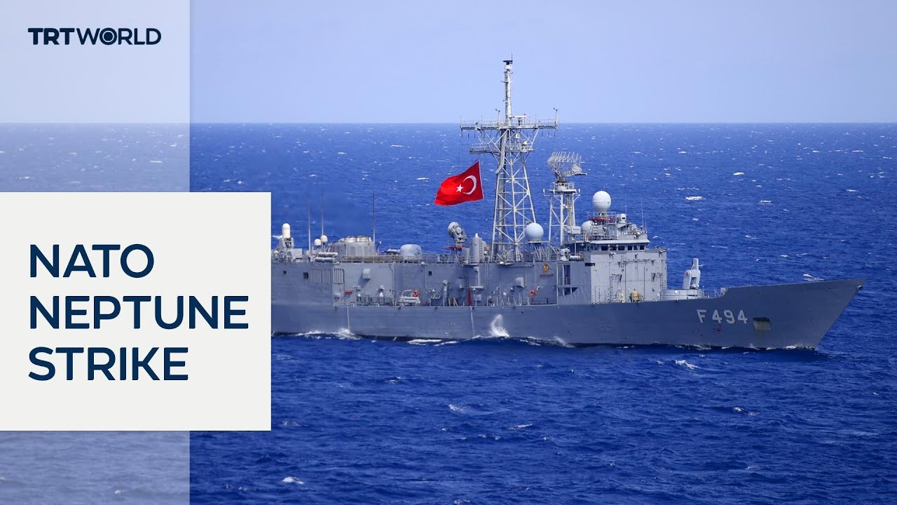 Türkiye's largest battleship joins NATO drill in Adriatic Sea - World News