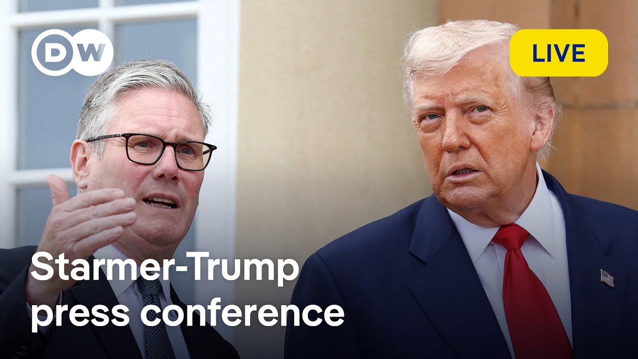 US President Trump and UK Prime Minister Starmer hold joint press ...