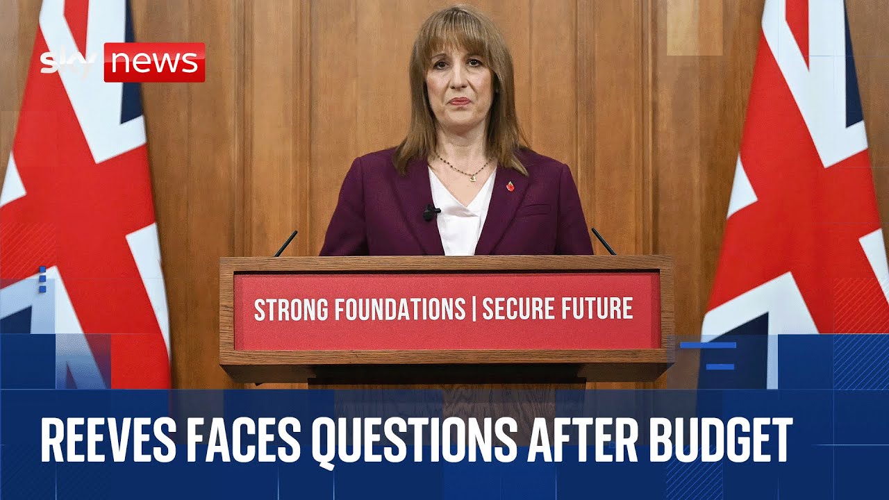 Rachel Reeves holds news conference after the budget - World News