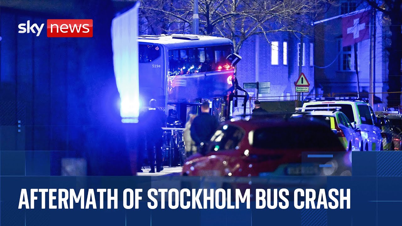 Several people injured or killed after being hit by bus in Stockholm ...