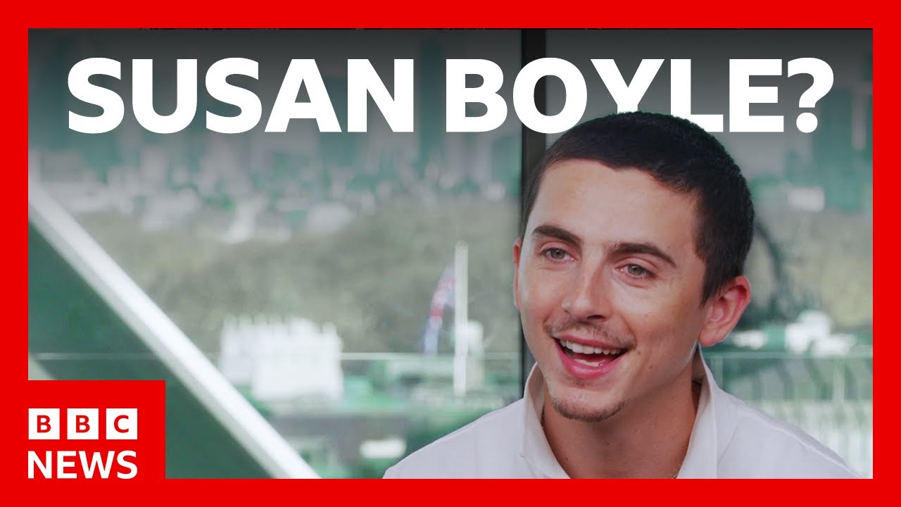 Timothée Chalamet on Susan Boyle, EsDeeKid and Marty Supreme | BBC News ...