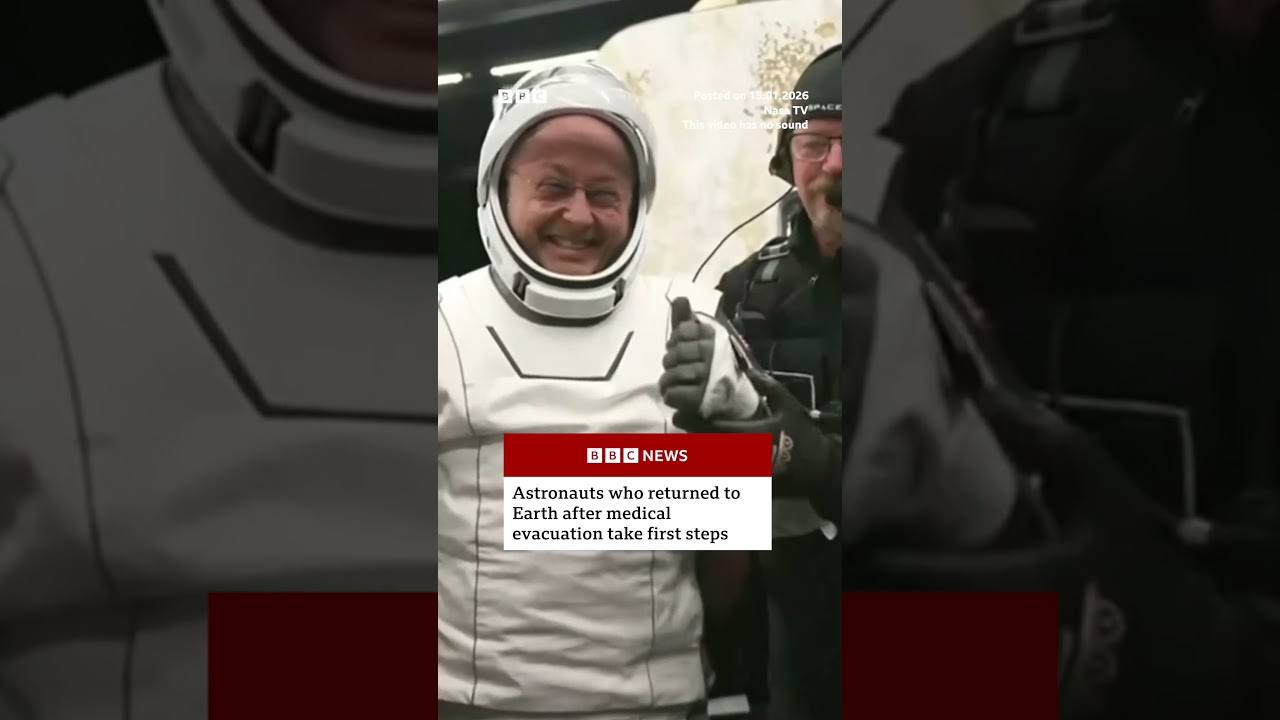 Astronauts return to Earth after medical evacuation. #Astronaut #Space ...