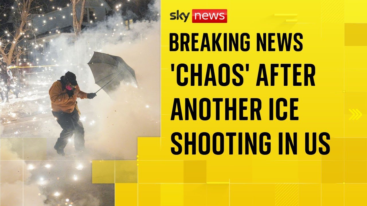 'Chaos' after another ICE shooting in US - as protesters clash with ...