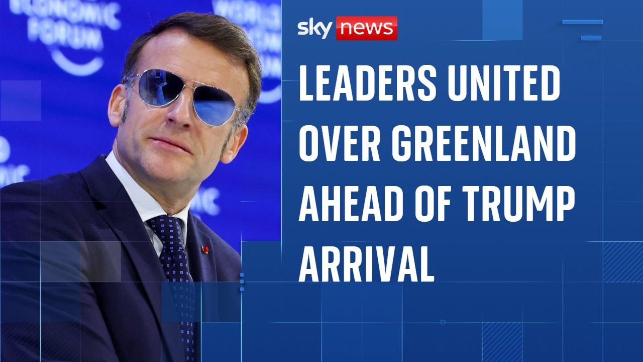 Davos: European leaders united over Greenland ahead of Trump's arrival ...
