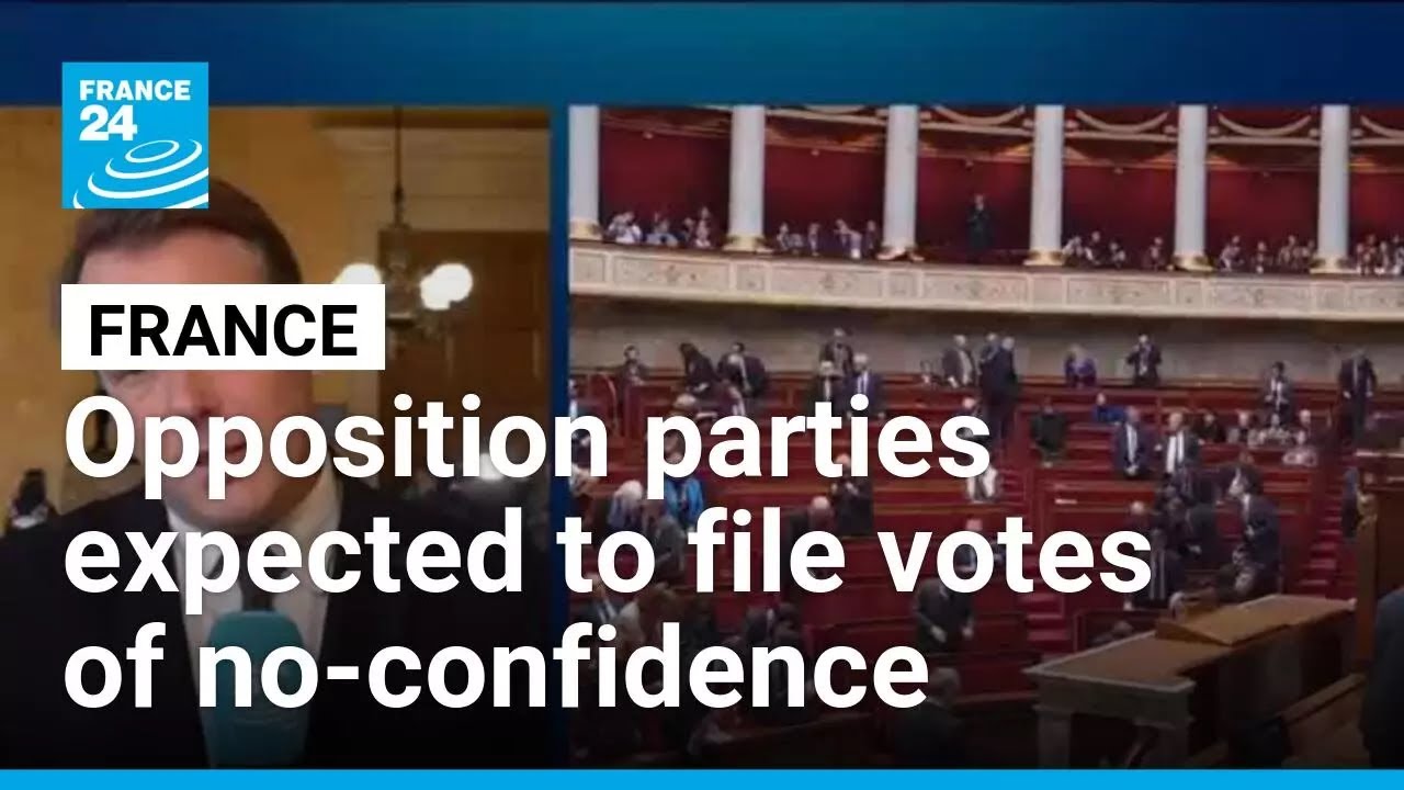 French opposition parties expected to file votes of no-confidence ...