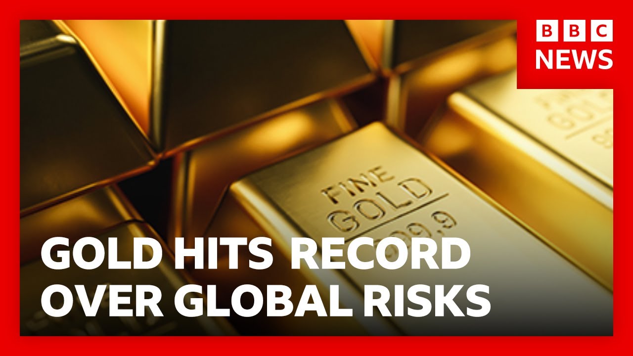 Gold hits record high as global risks drive rush to safe haven | BBC ...