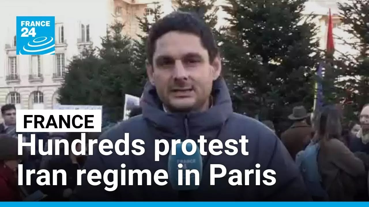 Hundreds rally in Paris against Iran’s crackdown on protesters • FRANCE ...